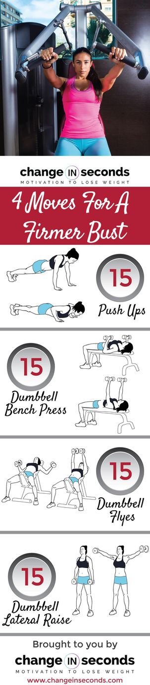 4 Exercises To Lift Breasts For A Firmer Bust (Download PDF) - Popular ...